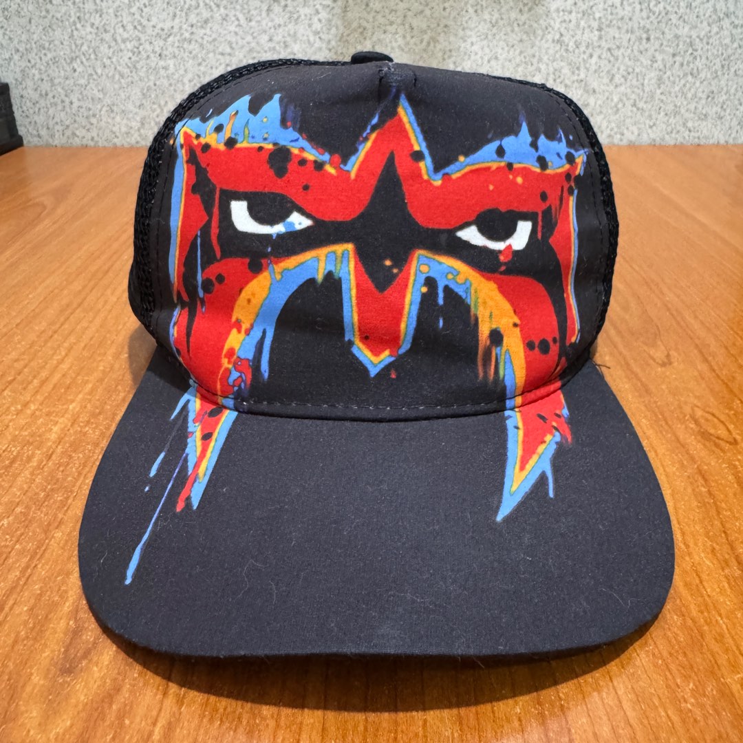 WWE ULTIMATE WARRIOR TRUCKER CAP, Men's Fashion, Watches & Accessories ...