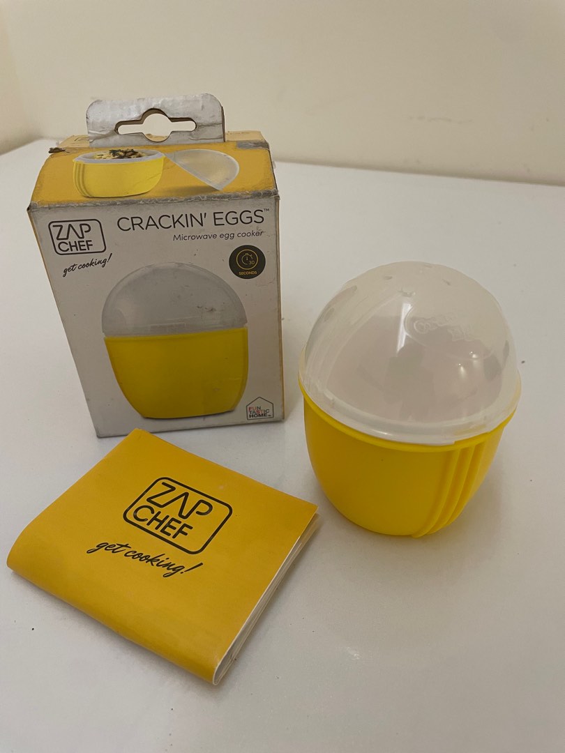 Zap Chef Crackin' Eggs microwave egg cooker, Furniture & Home Living ...