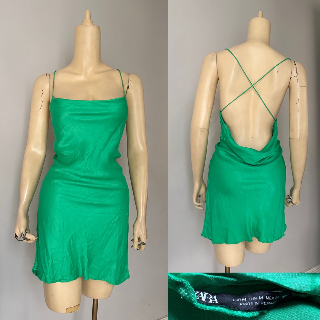 Zara Backless Dress, Women's Fashion, Dresses & Sets, Dresses on Carousell