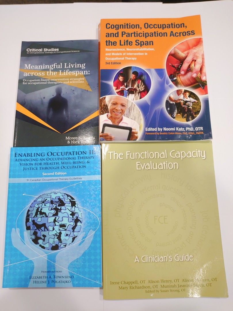 $5 each. Occupational Therapy textbooks. Cognition Occupation ...