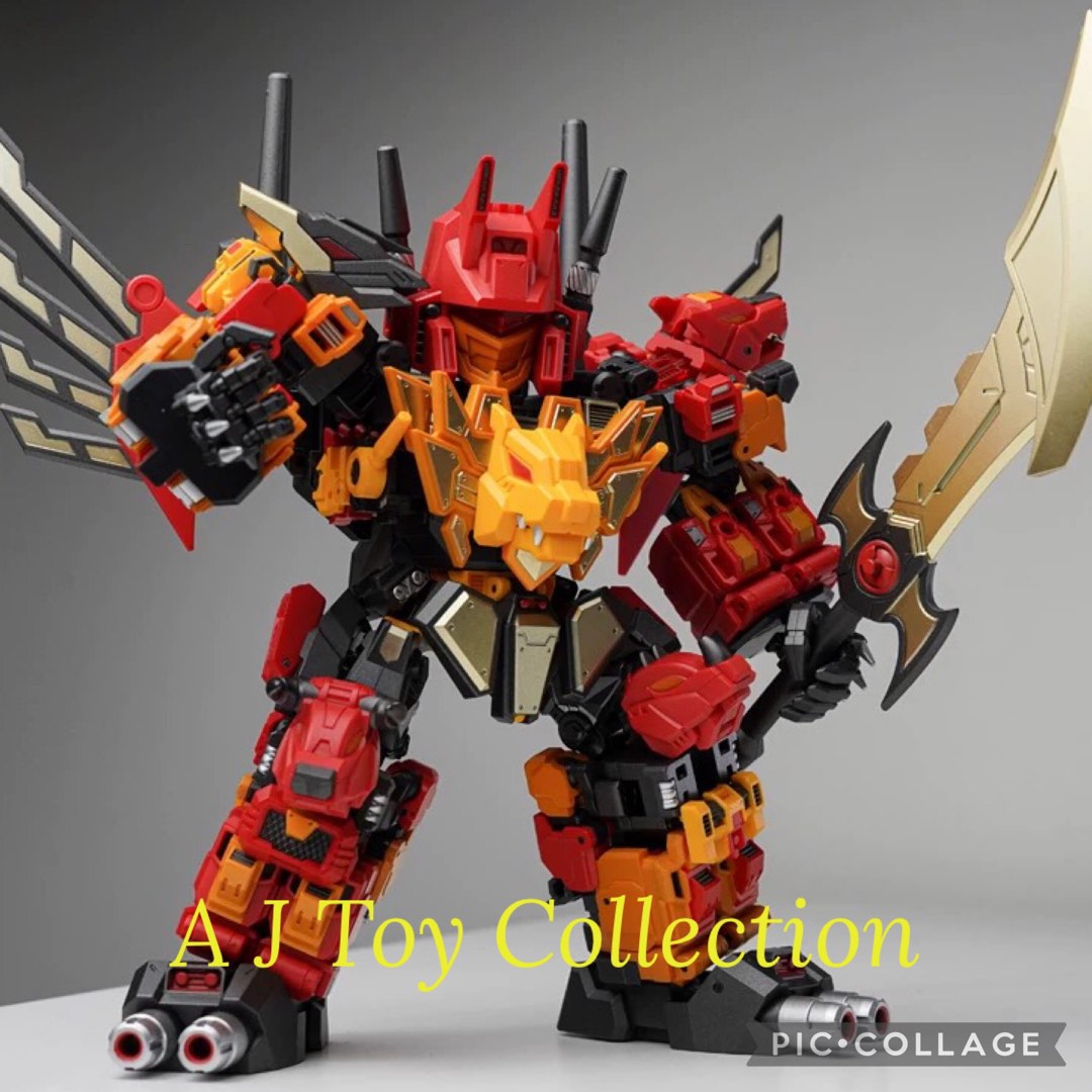 [ In Stock ] Transformers Laser Cat JGM SKP01 Ferocy G1 SD Mini Predaking Boxset of 5 figures ...