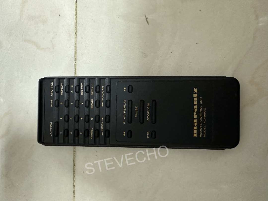 原廠 MARANTZ RC 95CD 遙控器 Marantz CD-95 CD PLAYER 專用遙控器, 耳機及錄音音訊設備, 其他音響配件及設備在旋轉拍賣