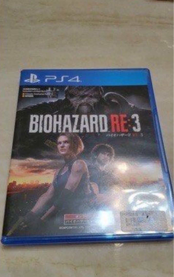 九成新 PS4 遊戲 惡靈古堡 3 重製版 BIOHAZARD 3, 電玩遊戲相關, 電玩、電腦遊戲軟體, PlayStation在旋轉拍賣