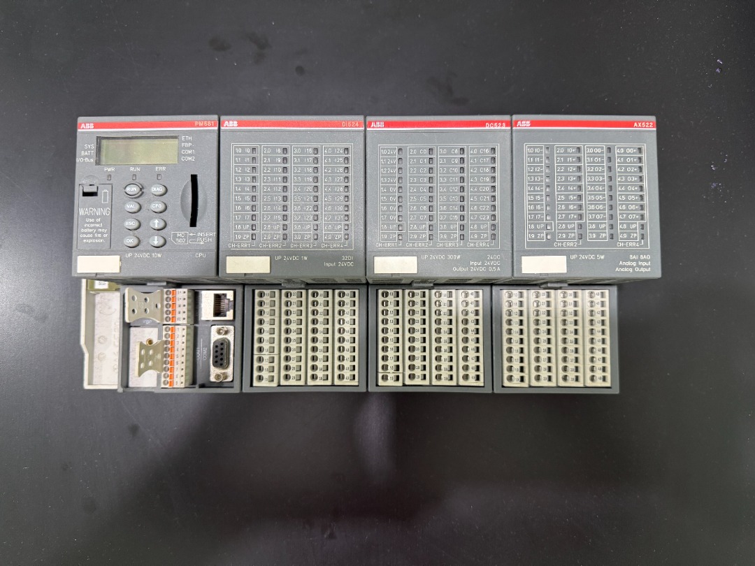 ABB PM581, DI524, DC523, AX522 PLC(Programmable Logic Controller)., Computers & Tech, Parts ...