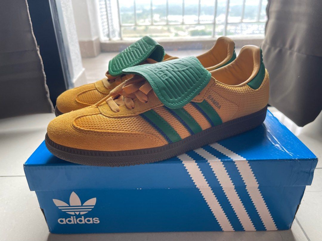 ADIDAS SAMBA LT YELLOW, Men's Fashion, Footwear, Sneakers on Carousell