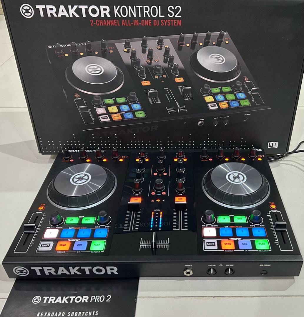 Alat DJ Traktor S2 MK2 Fullset Box Controller DJ Denon Like Pioneer DJ ...