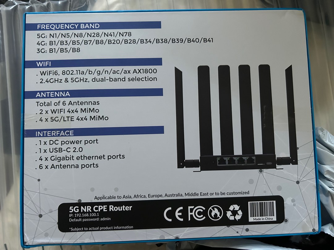 Almost new GTEN CP502 Simcard Router, Computers & Tech, Parts ...