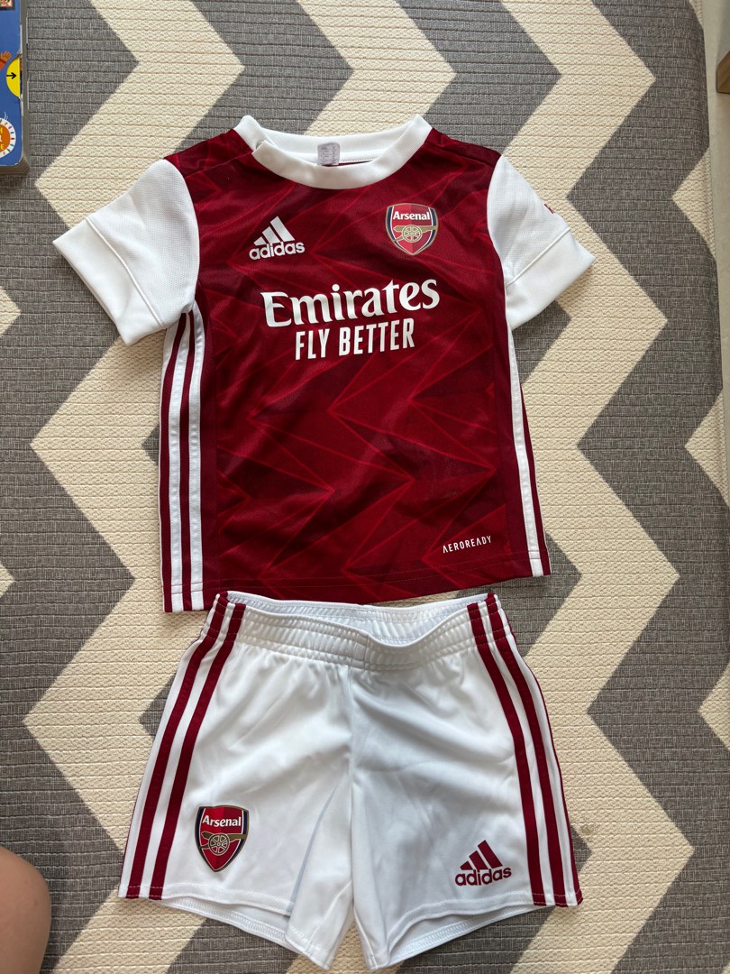 Arsenal jersey set, Babies & Kids, Babies & Kids Fashion on Carousell