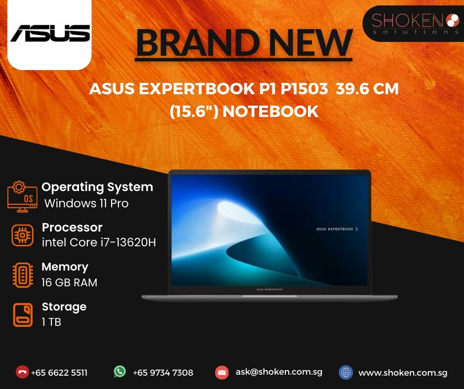 Asus ExpertBook P1 P1503| P1503CVA-S71084X | 15.6" Full HD Notebook ...