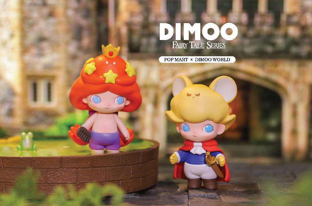 [AUTHENTIC] Rare Popmart Dimoo World Fairy Tale Series: Warrior, Frog ...