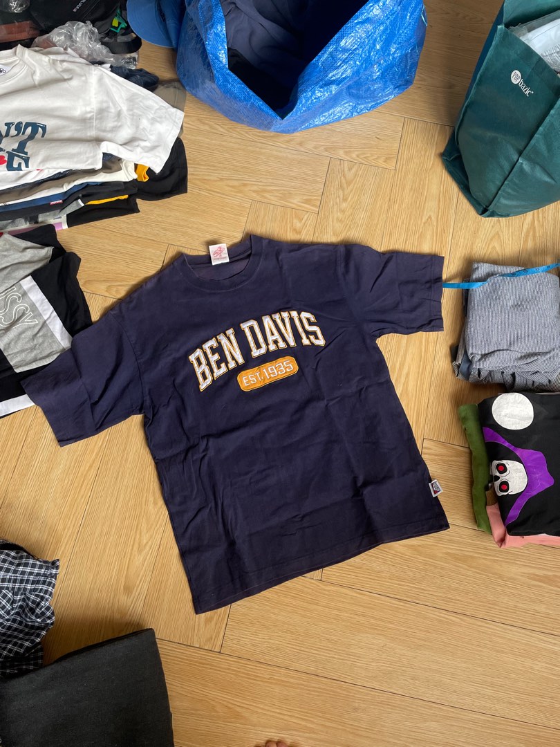 BEN DAVIS ARC PATCHES SPELLOUT, Men's Fashion, Tops & Sets, Tshirts ...