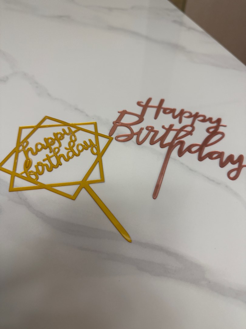 Birthday cake signage, Hobbies & Toys, Occasions & Party Supplies on ...