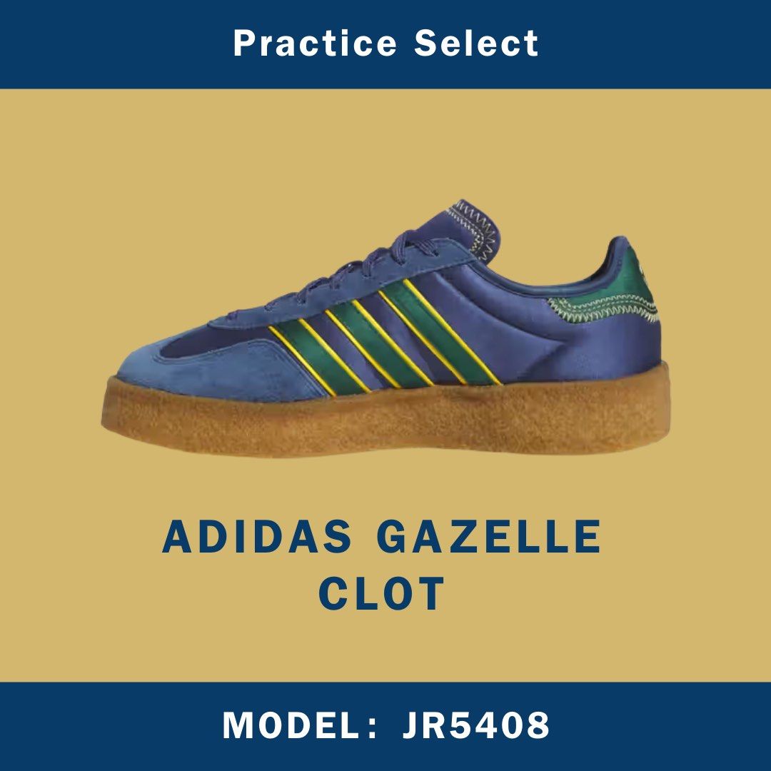 【台灣商家】CLOT X ADIDAD GAZELLE JR5408, 他的時尚, 鞋類, 運動鞋、球鞋在旋轉拍賣