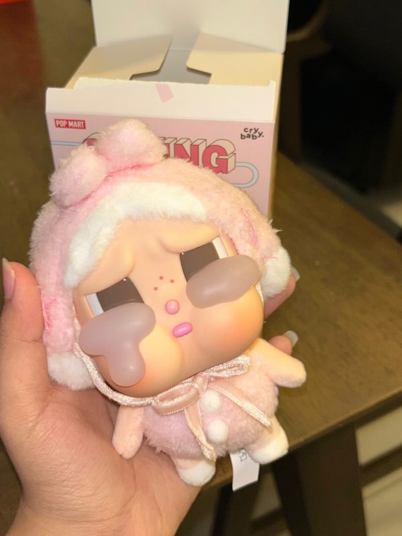 Crybaby Pink POPMART ORIGINAL, Hobbies & Toys, Toys & Games on Carousell