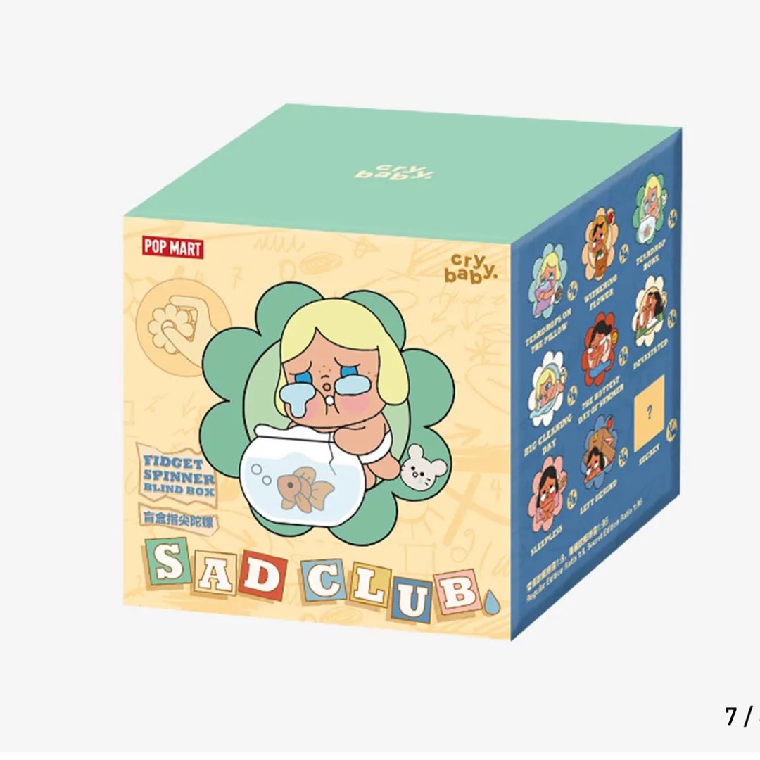 CRYBABY Sad Club Series-Fidget Spinner Blind Box, Hobbies & Toys, Toys ...