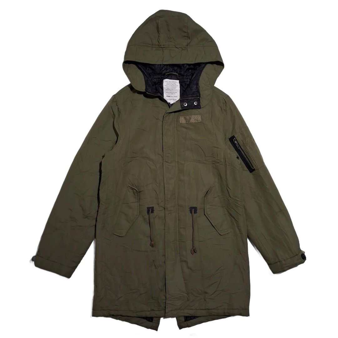 DENIME FISHTAIL PARKA JACKET not BEN SHERMAN ALPHA INDUSTRIES AVIREX ...