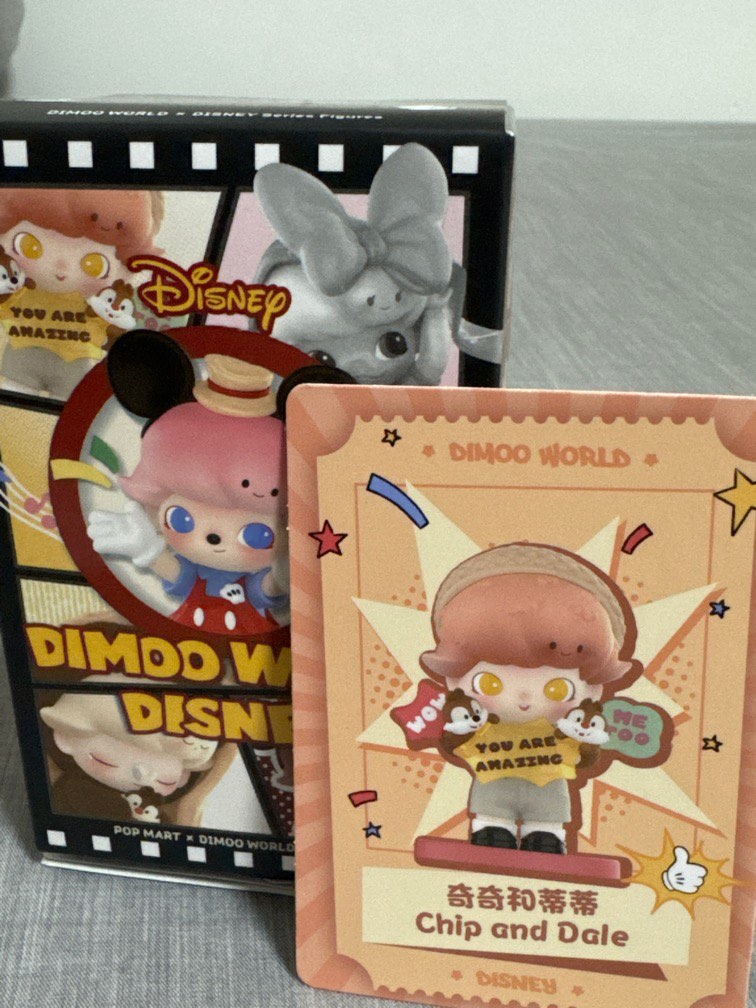 Dimoo Disney World - Chip & Dale, Hobbies & Toys, Toys & Games on Carousell