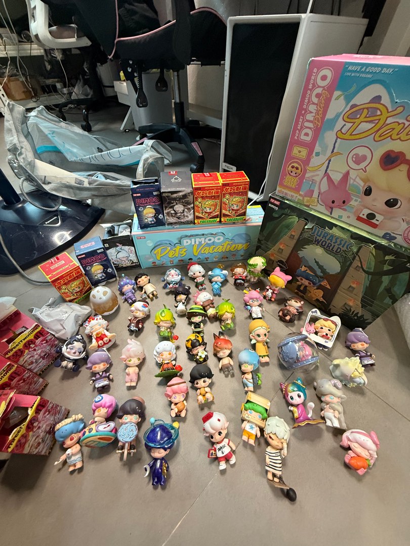 Dimoo Popmart Random Grab Bags with Secrets Included, Hobbies & Toys ...