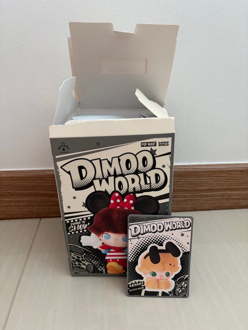DIMOO WORLD × DISNEY Series-Vinyl Plush Keychain Blind Box - Pluto ...