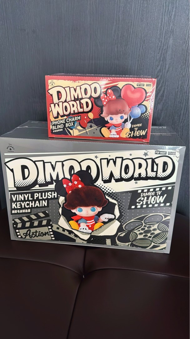 Dimoo World x Disney Vinyl Plush Keychain & Phone Charm, Hobbies & Toys ...