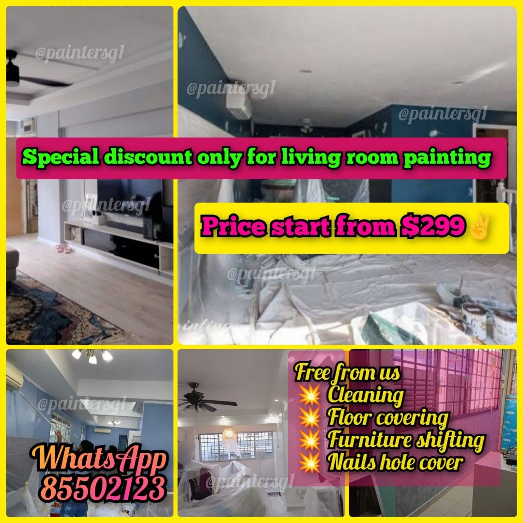 Discount offer/ Hdb,Condo, bto Maisonette, landed house painting ...