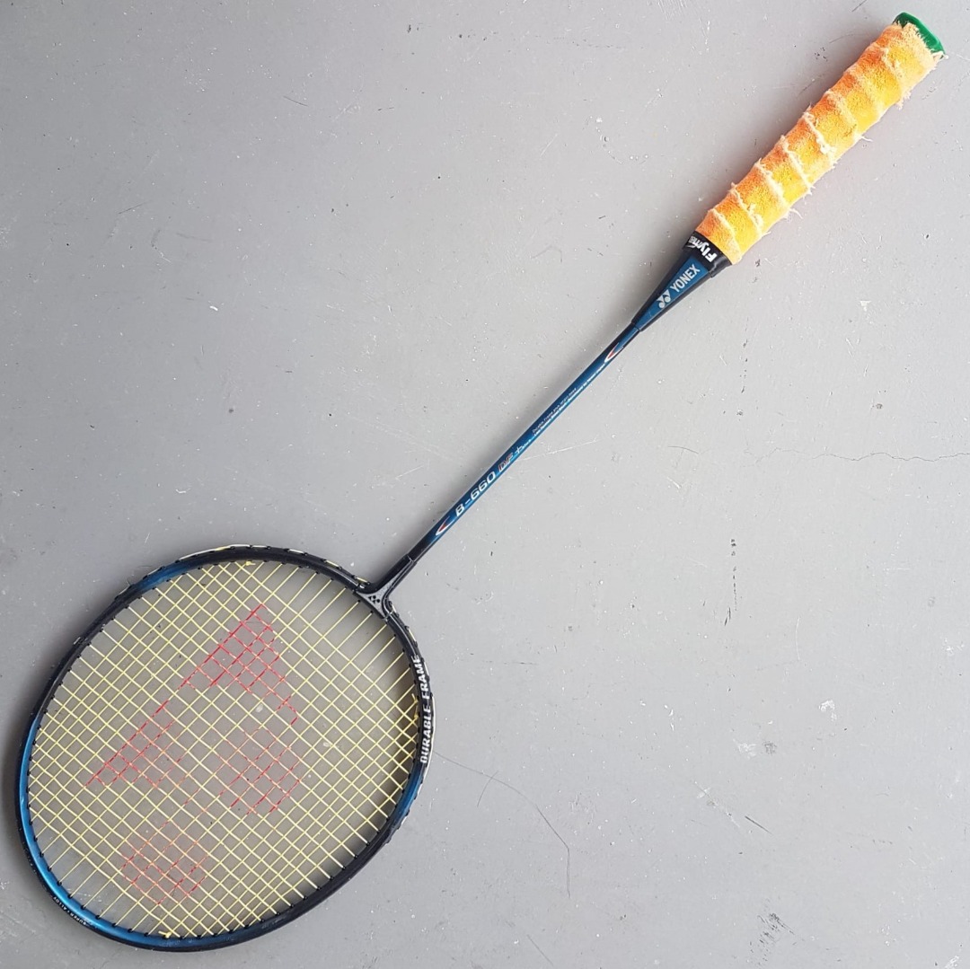 Exclusive YONEX Badminton Racquet, B-660 DF + Plus Model, Durable Frame ...
