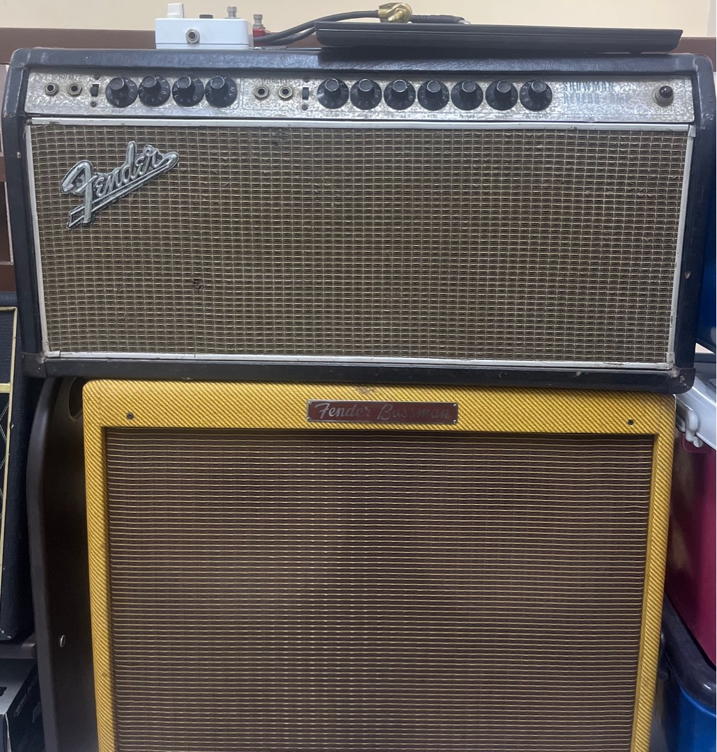 Fender Showman Reverb 100W Head (1969), Hobbies & Toys, Music & Media ...