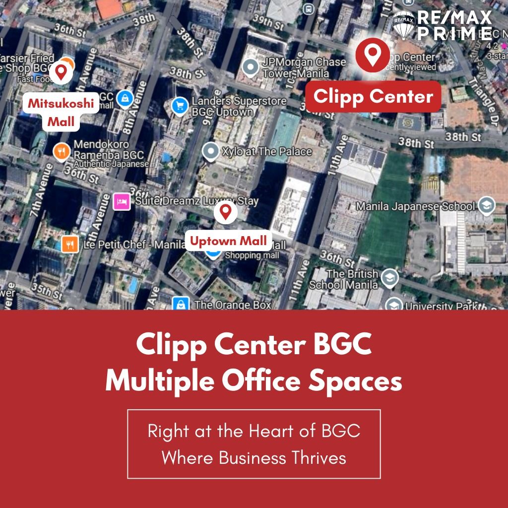 FOR LEASE: Multiple Office Spaces in Clipp Center BGC, Property ...