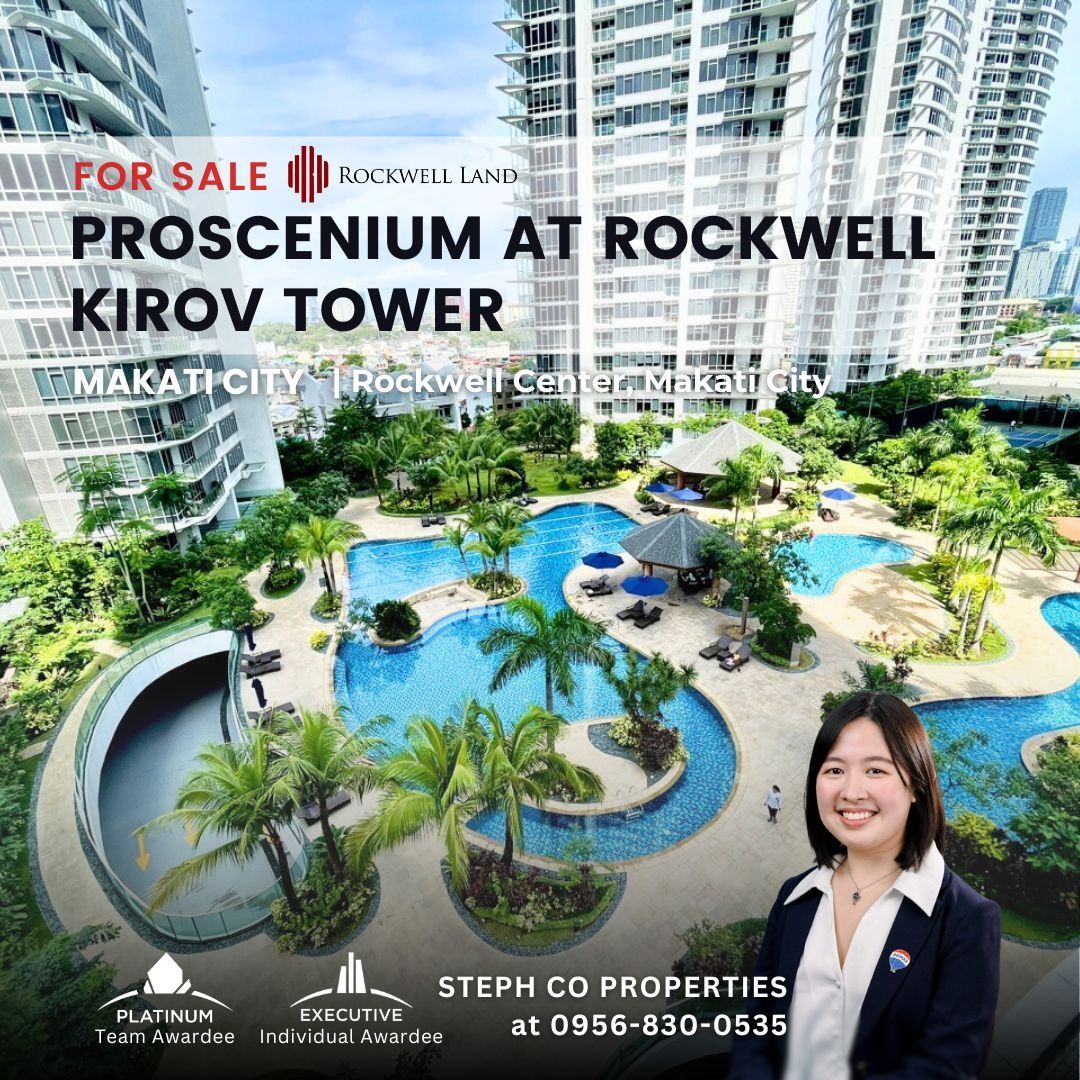 FOR SALE: Proscenium at Rockwell, Kirov Tower, Makati 3BR Unit at ...