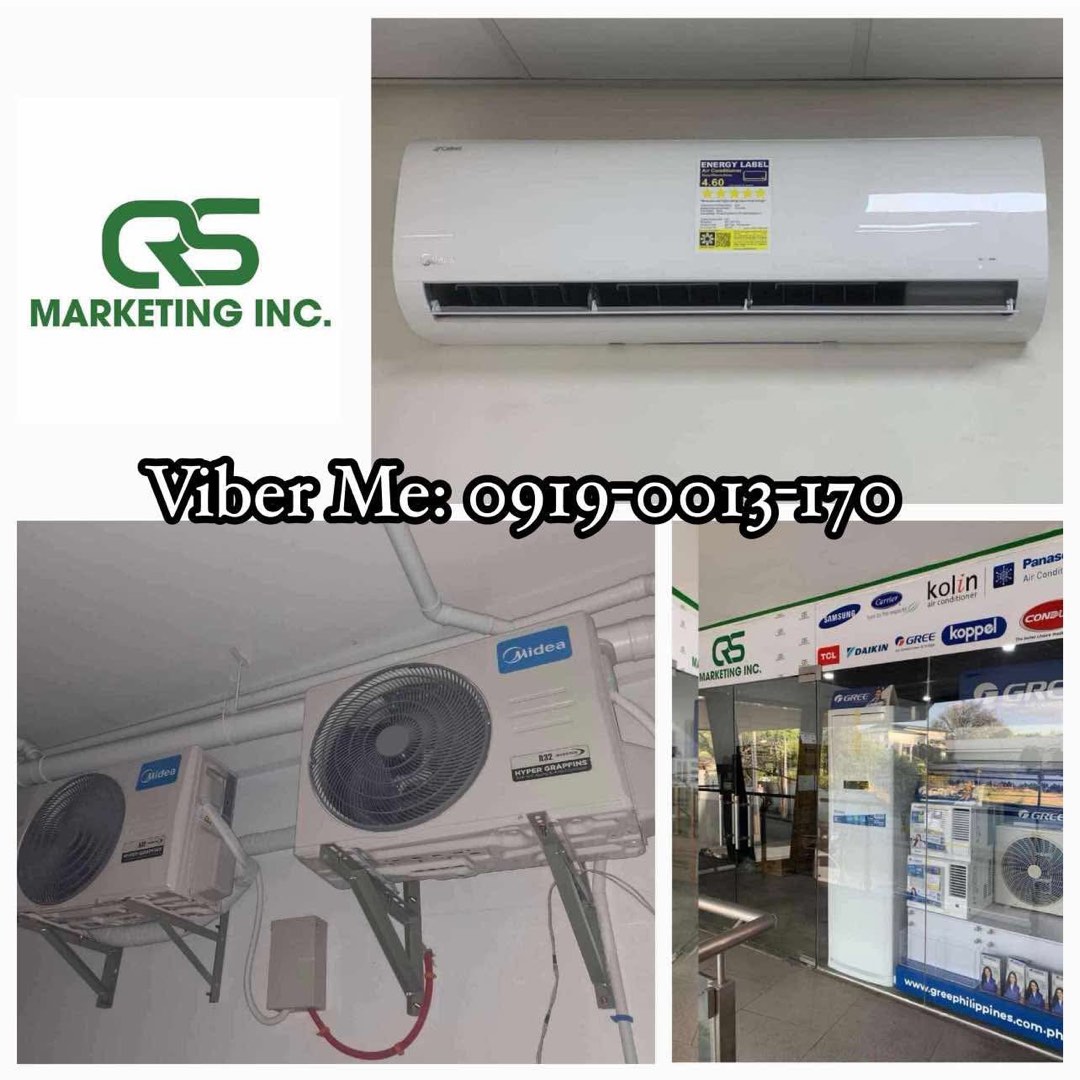 Free installation split type full dc inverter midea aircon, TV & Home ...