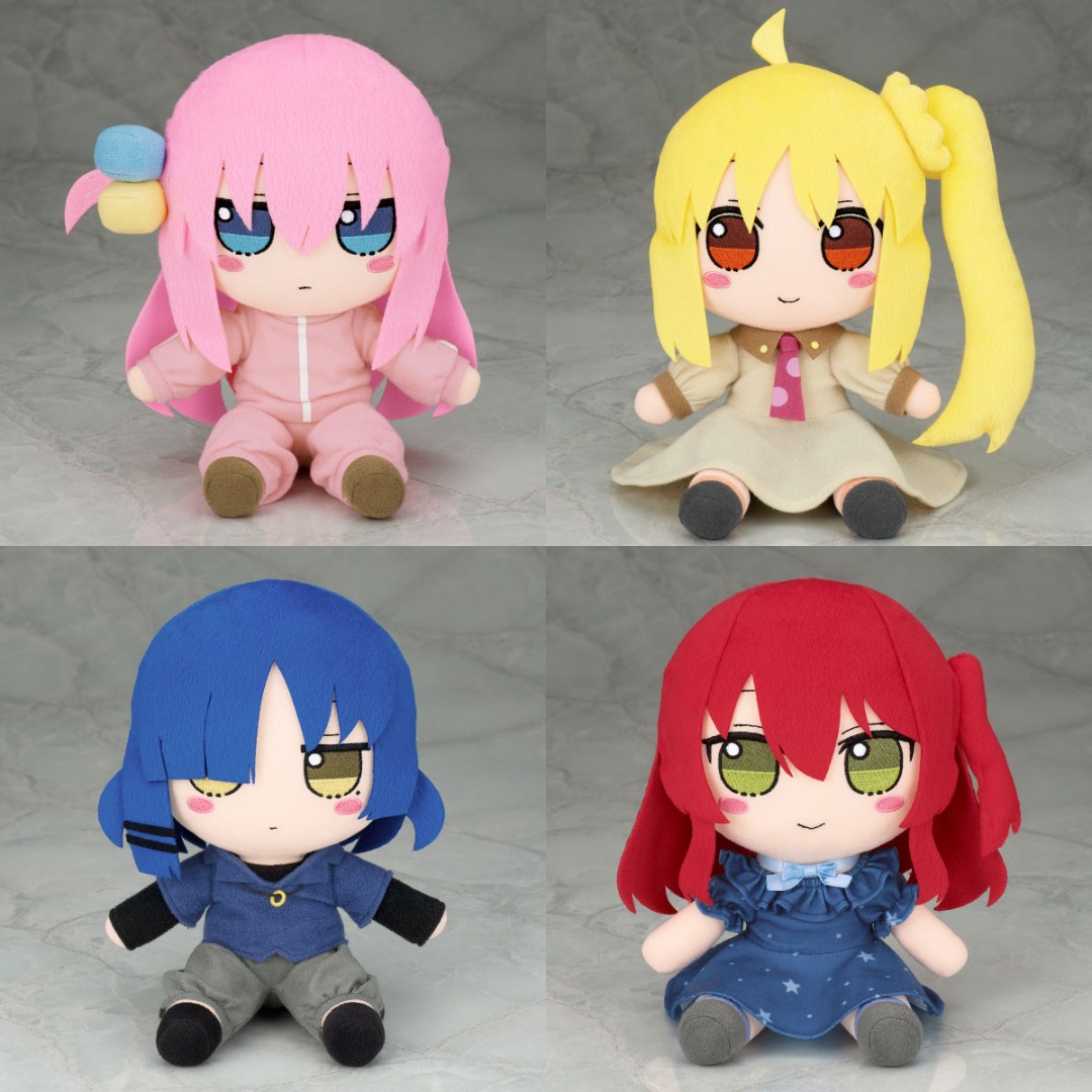 Fumo BOCCHI THE ROCK Plush Series Hitori, Nijika, Ryo, Ikuyo, Hobbies ...