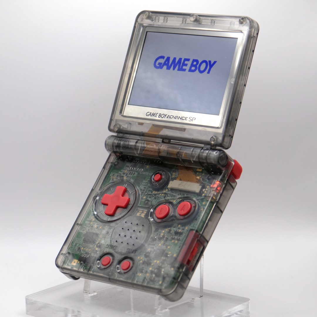 Gameboy Advance SP (GBA SP) with IPS and USBC, refurbished, Video ...