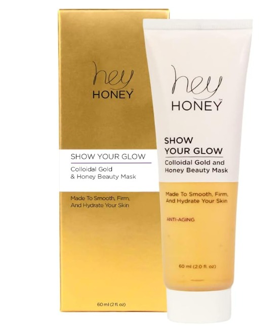 Hey Honey Show Your Glow Colloidal Gold & Honey Beauty Mask, Beauty ...