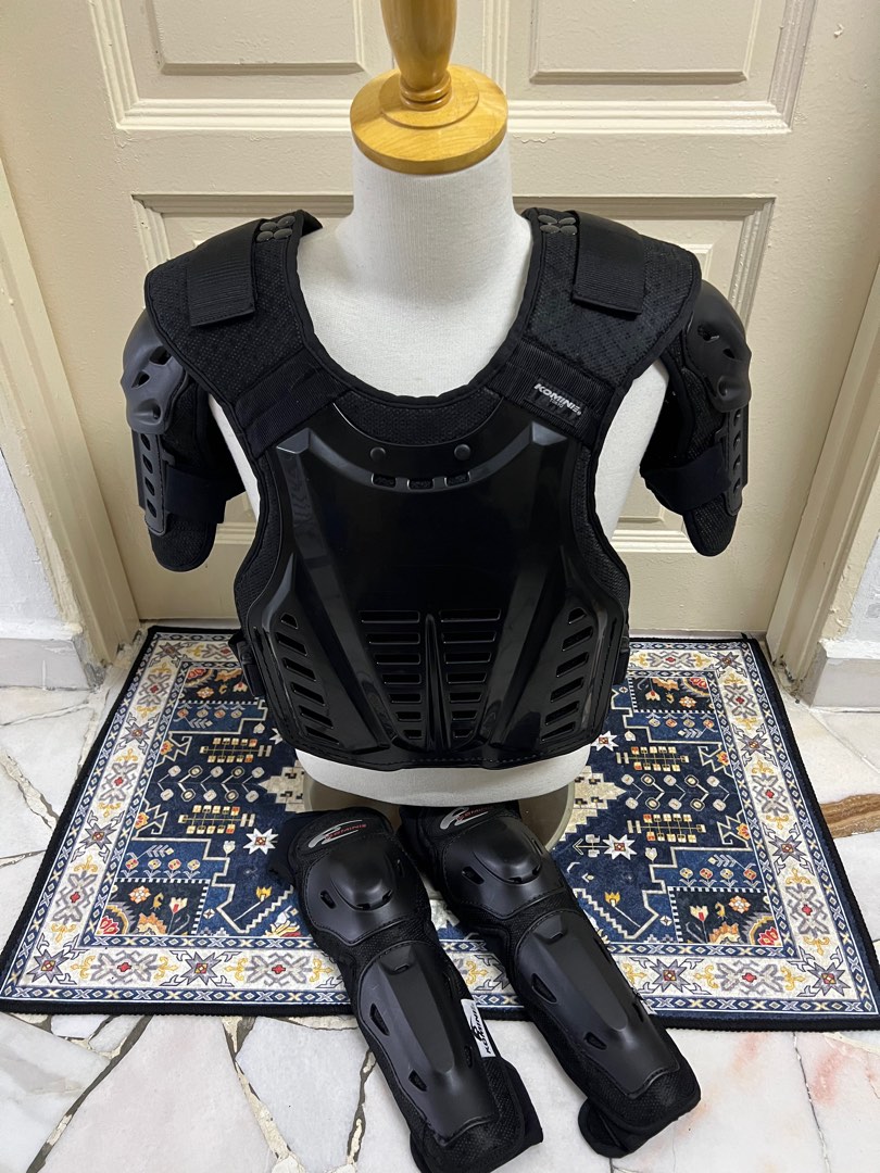 COMBO KOMINE TOKYO CHESTGUARD AND ELBOW GUARD, Sports Equipment, Other ...