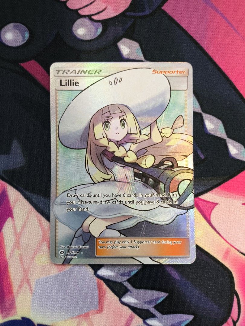 Lillie - 147/149 (Sun & Moon Base Set) Pokemon Trainer Card, Hobbies ...