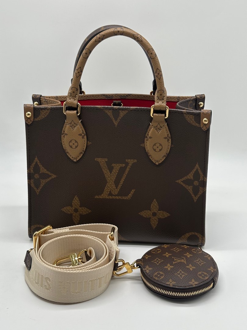 Authentic Louis Vuitton On The Go PM Monogram, Luxury, Bags & Wallets ...