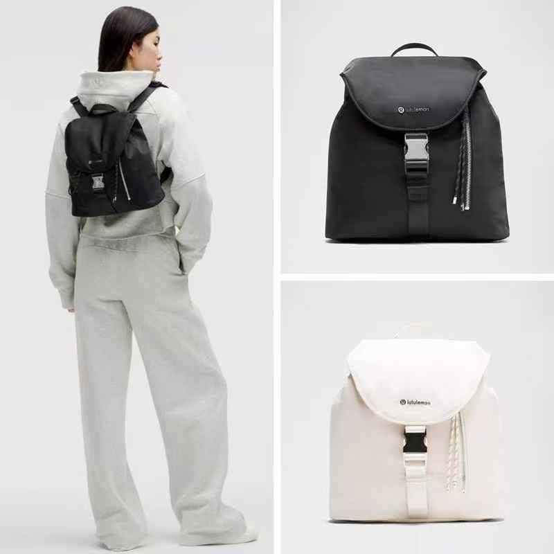 Lululemon Draw String Bucket Backpack, Women's Fashion, Bags & Wallets ...