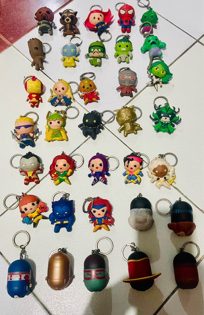Marvel Figural Key Rings, Hobbies & Toys, Toys & Games on Carousell