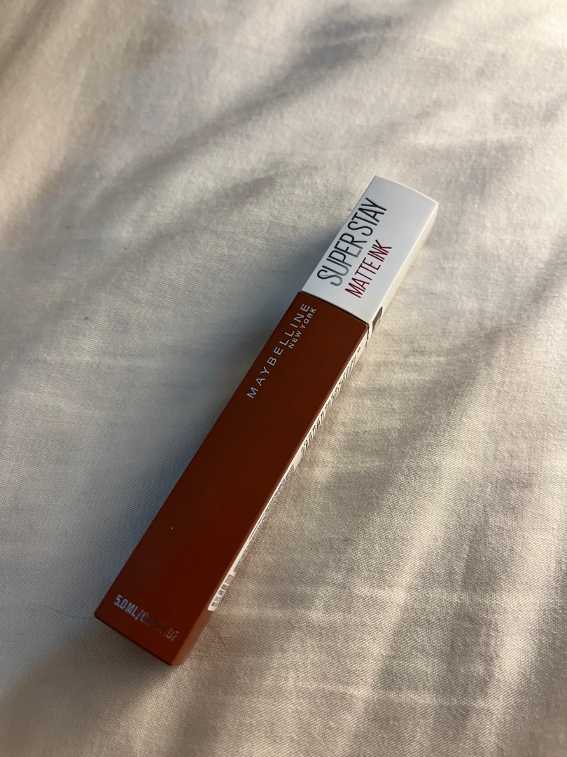 Maybelline Superstay matte ink 75 fighter, Kesehatan & Kecantikan, Rias ...