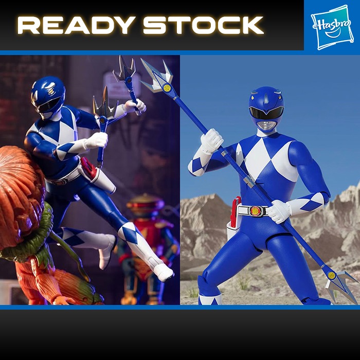 Mighty Morphin Power Ranger Blue Ranger Ultimate Action Figure, Hobbies ...