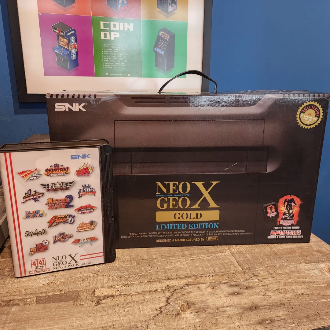 SNK | Neo Geo X Gold Limited Edition + Mega Pack Vol. 1, Hobbies & Toys ...