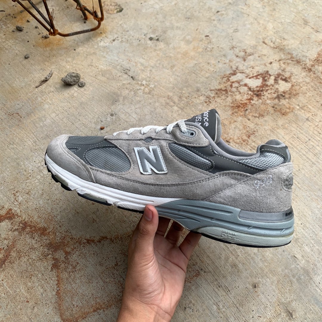 new balance 993 grey usa (100% authentic), Fesyen Pria, Sepatu ...
