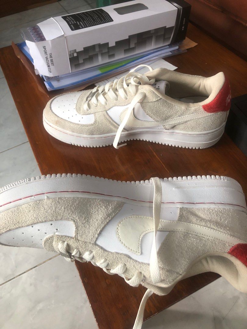 Nike Air Force 1 First Use warna Sand size 44.5 / 29 cm, Fesyen Pria ...
