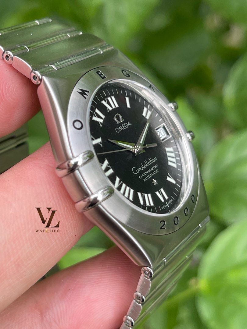 Omega Constellation 35.5mm Millennium 2000 Chronometer Automatic Black ...