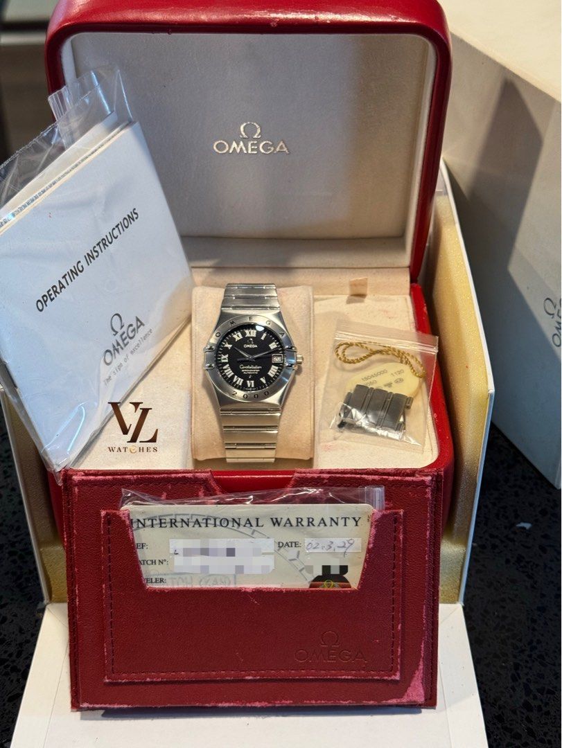 Omega Constellation 35.5mm Millennium 2000 Chronometer Automatic Black ...
