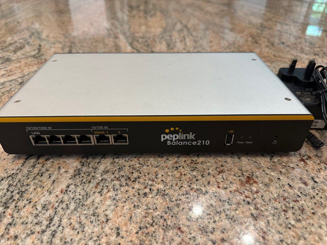 Peplink Balance 210 Dual-WAN Router, Computers & Tech, Parts ...