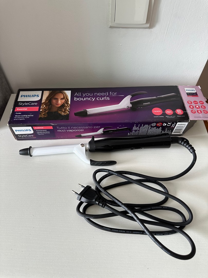 Philips Style Care Essential Curler - Thin Barrel, Beauty & Personal ...