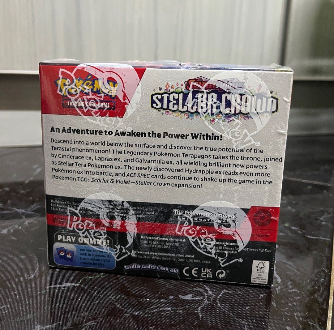 (1 left) Pokemon Stellar Crown Booster Box Sealed BB booster packs sv07, Hobbies & Toys, Toys ...