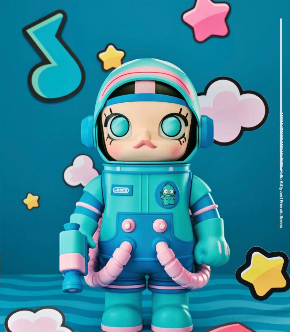 POP MART MEGA SPACE MOLLY 400% Sanrio Characters Series - Cinnamon Roll ...