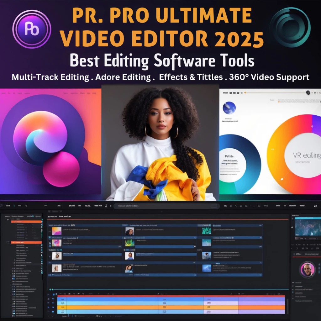 Pr. Pro Ultimate Video Editor 2025 || Best Editing Software Tools || Editing and Motion Graphic ...